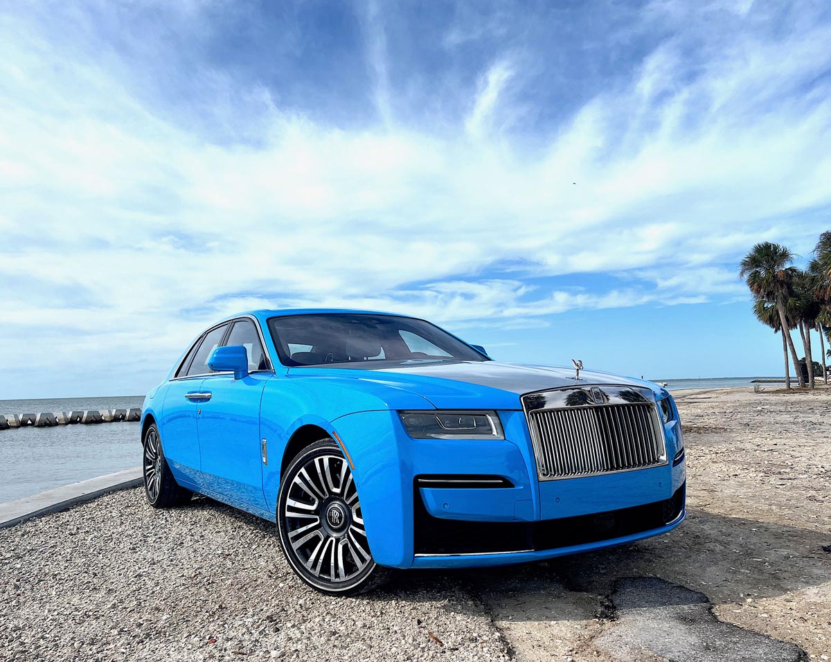 Rhapsody in Blue: Rolls-Royce Ghost - Palm Beach Illustrated